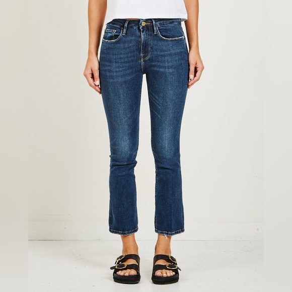 Frame Denim | Jeans | Frame Denim Le Crop Mini Boot In Kinlock | Poshmark